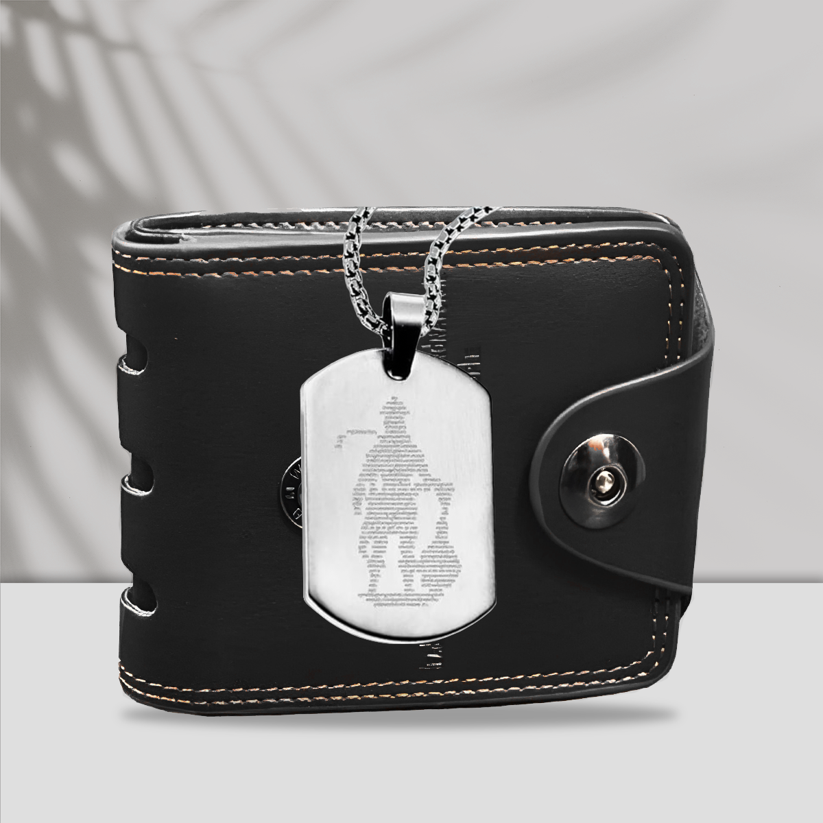 Wallet and Hanuman Chalisa Pendant with Chain Combo – Glamorizee