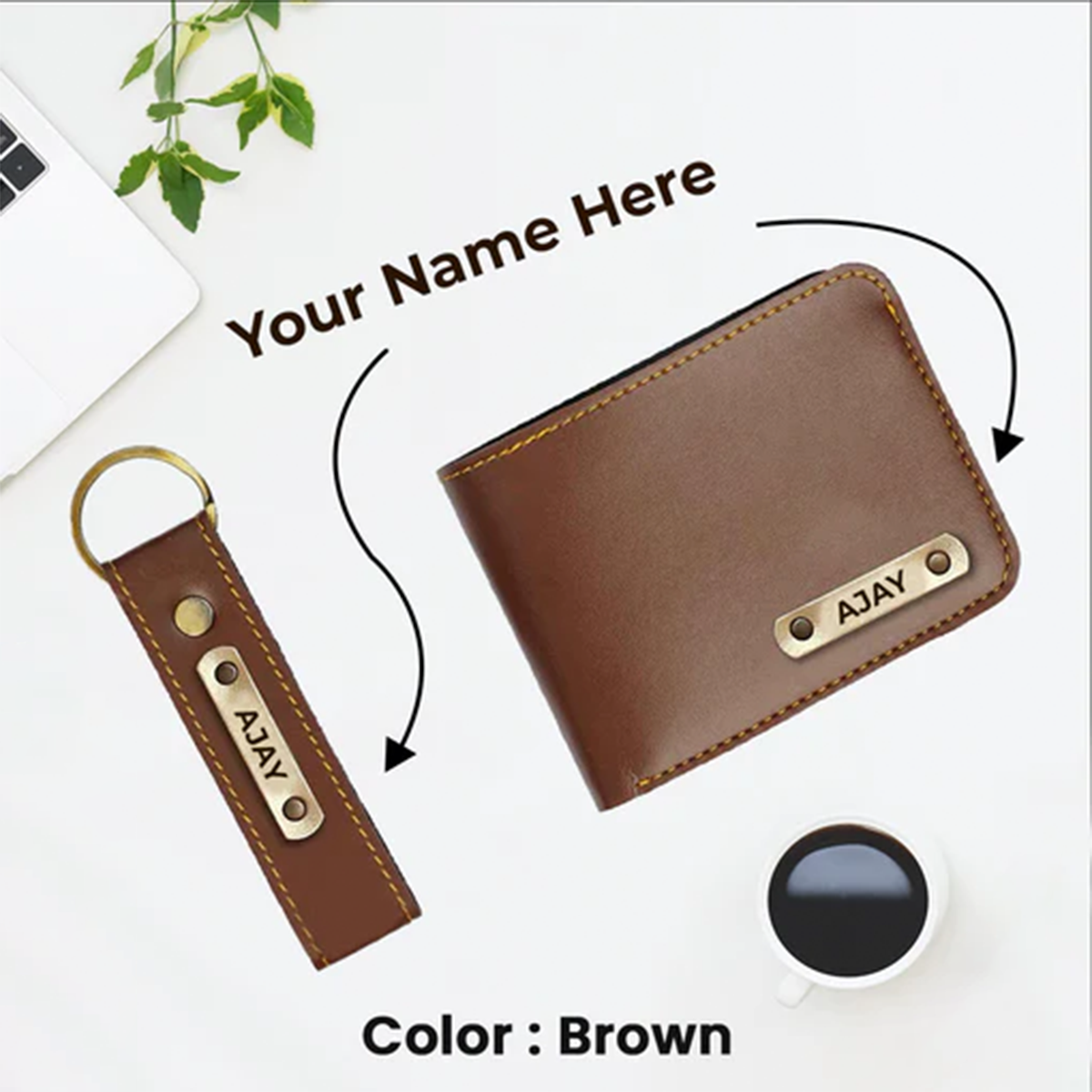 Name Wallet and Keychain Combo – Glamorizee