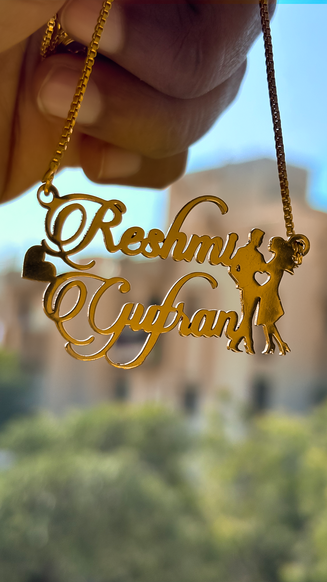 Boy Girl Couple Name Necklace – Glamorizee
