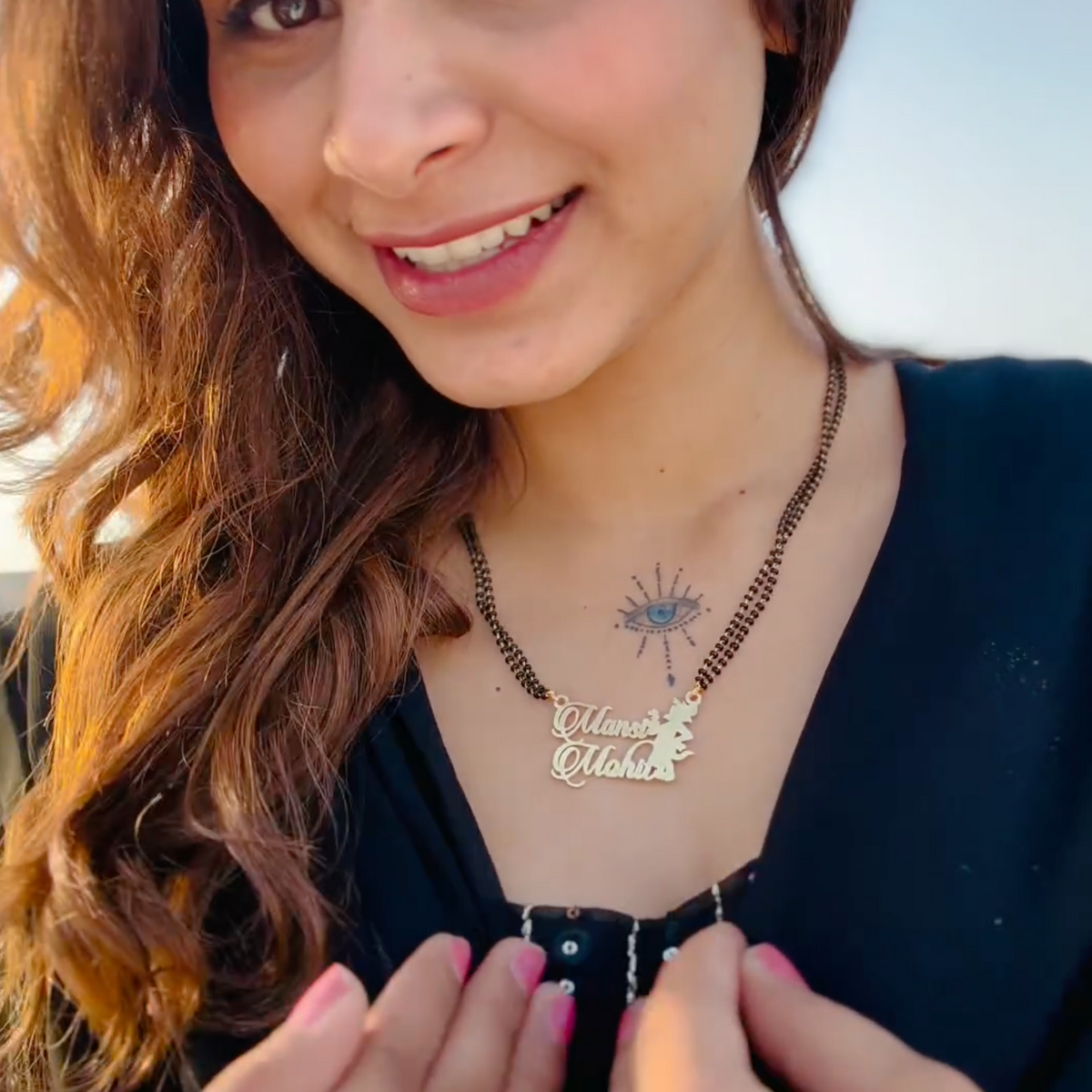 Tom And Jerry Couple Name Necklace – Glamorizee