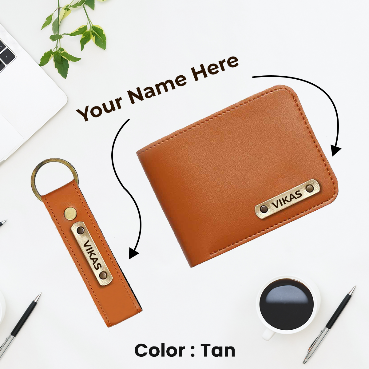 Name Wallet and Keychain Combo – Glamorizee